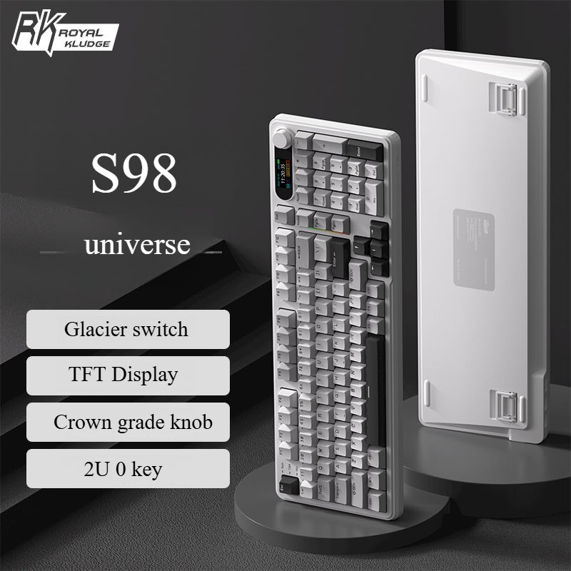 RK S98 Wireless 3 Mode Mechanical Keyboard RGB Backlight Customized ...