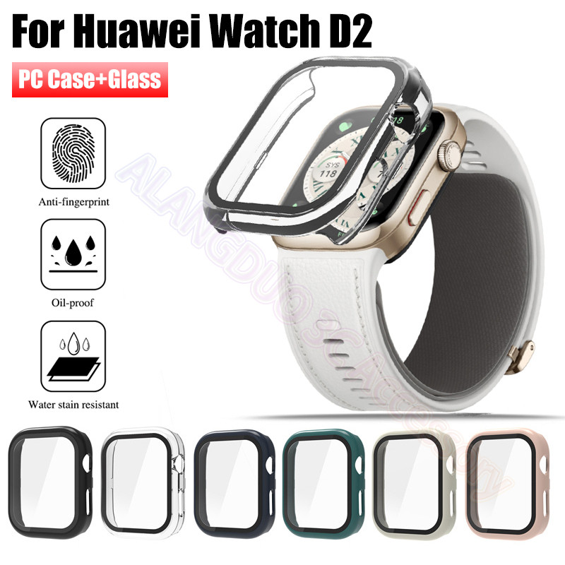Huawei Watch D2 Case PC Full Cover + Tempered Film Hard Case For Huawei ...