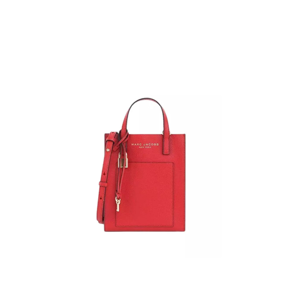 Marc Jacobs Micro Mini Grind Tote Crossbody bag In Savvy Red ...