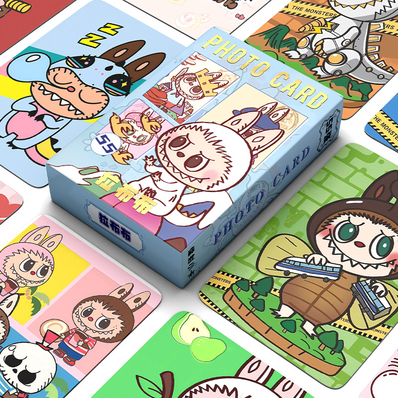 Labubu Laser Photocard Animation Merchandise Self-Printing 55 ...