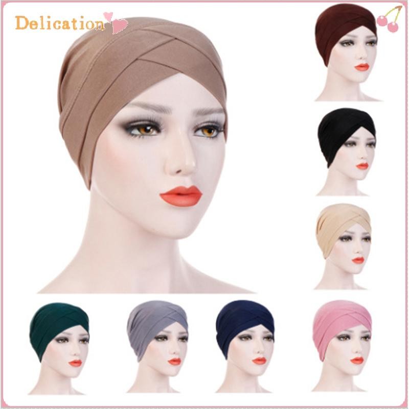 Delication Full Cover Inner Hijab Caps Muslim stretch Turban cap ...