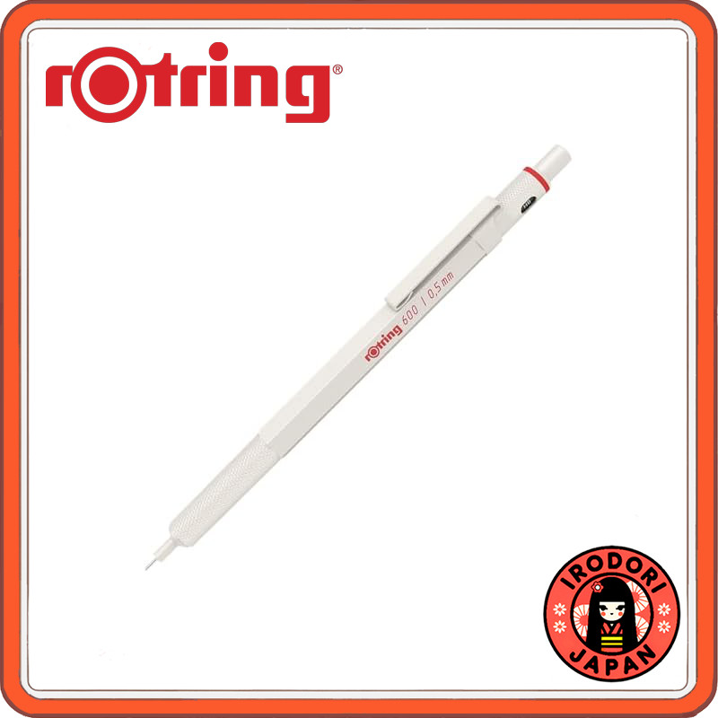 rotring Mechanical Pencil Pearl White 600 2158795 0.5mm rOtring High ...
