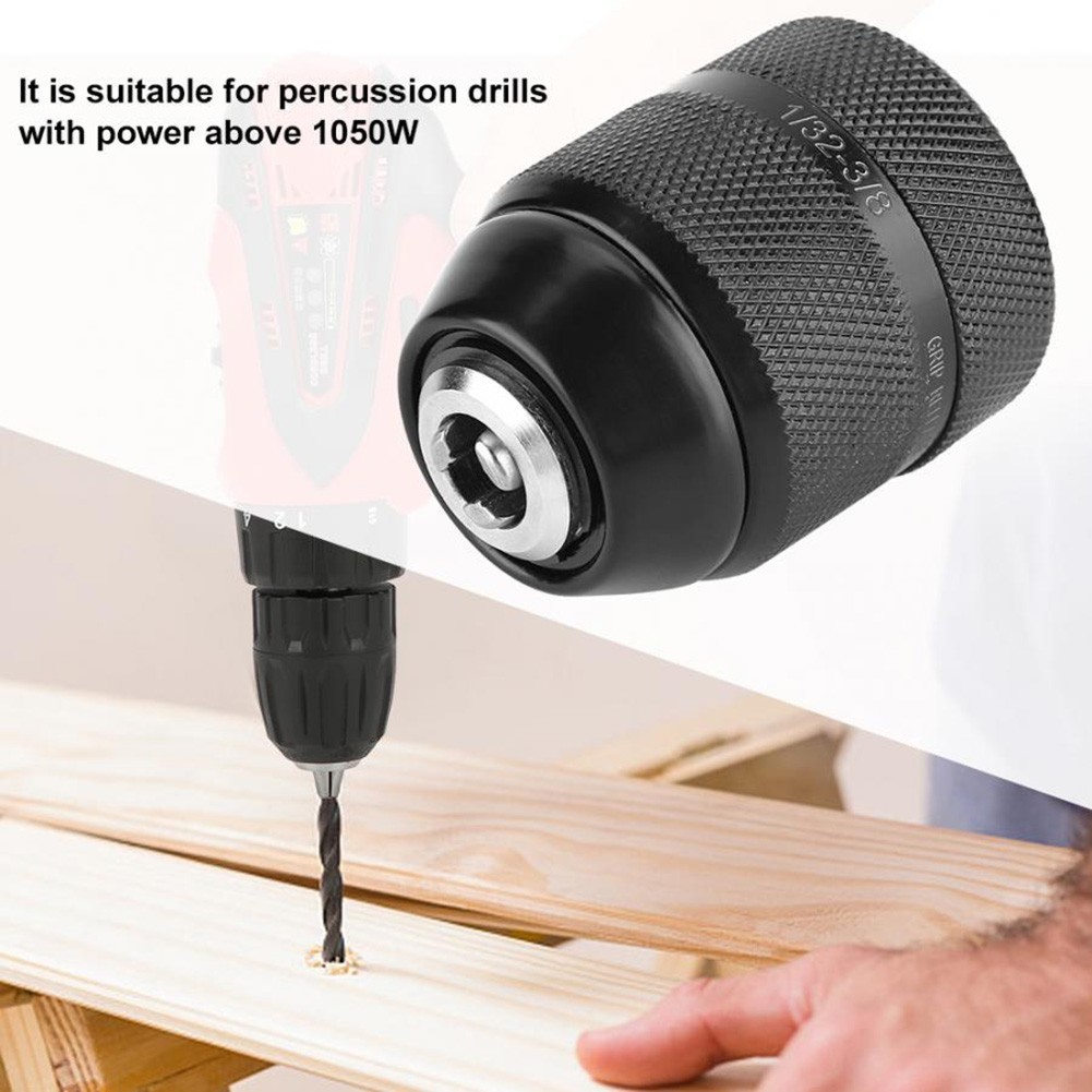[LLMA]3/8-24UNF Thread 0.8mm-10mm Keyless Metal Drill Chuck for Hand ...