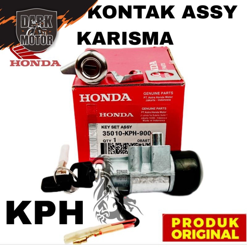 Original CONTACT KEY ASSY KEY SET ORIGINAL HONDA KARISMA KPH | Shopee ...