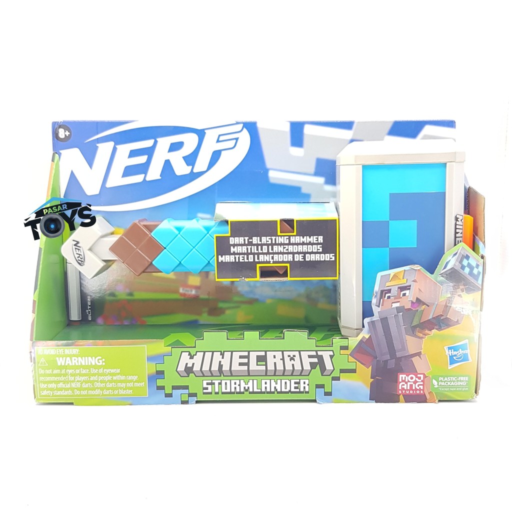 Nerf Minecraft Stormlander Original Hasbro | Shopee Malaysia