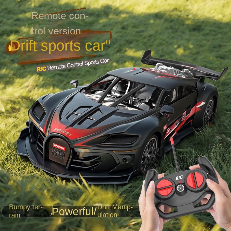 Professional rc Racing Car Rechargeable Drift Cool Lighting Children ...