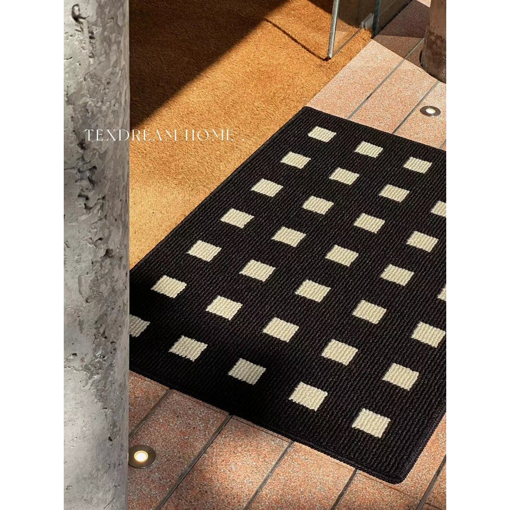 Texdream Attitude Retro Tikar Lantai Berkotak-kotak Mudah Tikar Masuk ...