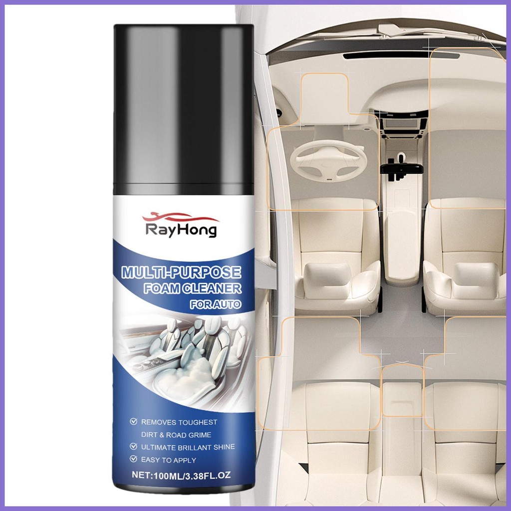 Car Interior Foam Cleaner Vehicle Seat Cleaner Professional Vehicle Interior Foam Cleaner ...