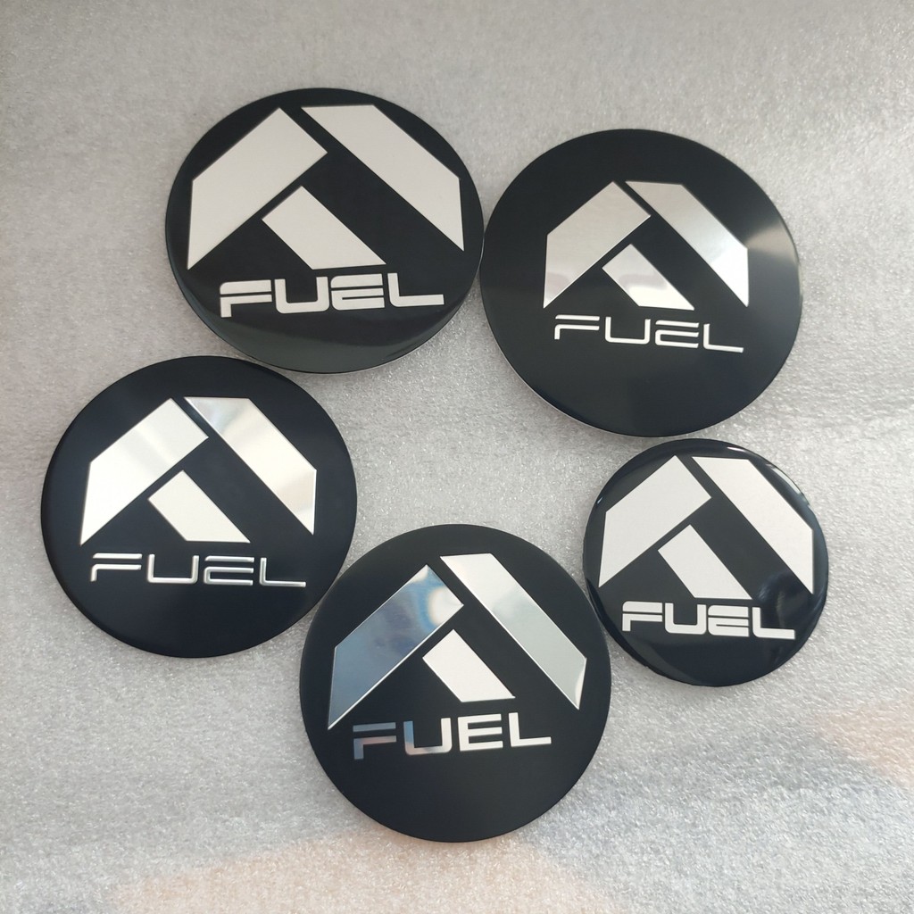 Hub Cap FUELlogo Labeling fuel Logo Wheel Cap Sticker Hub Center Logo ...