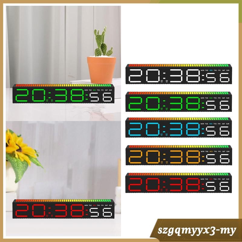 [Toolroom] Digital Clock Large Display 9 Interchangeable Color Dynamic ...