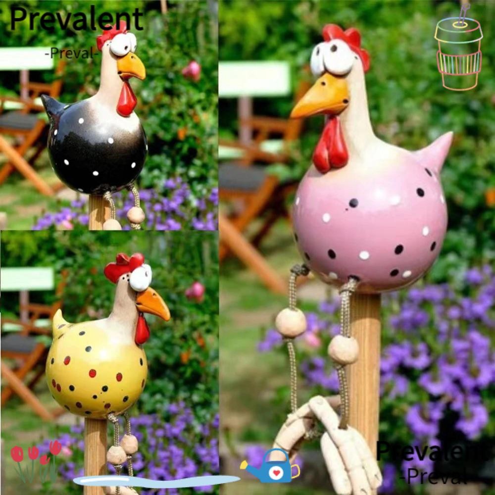 PREVAL Polyresin Rooster Ornaments, Waterproof Patio Yard Lawn ...