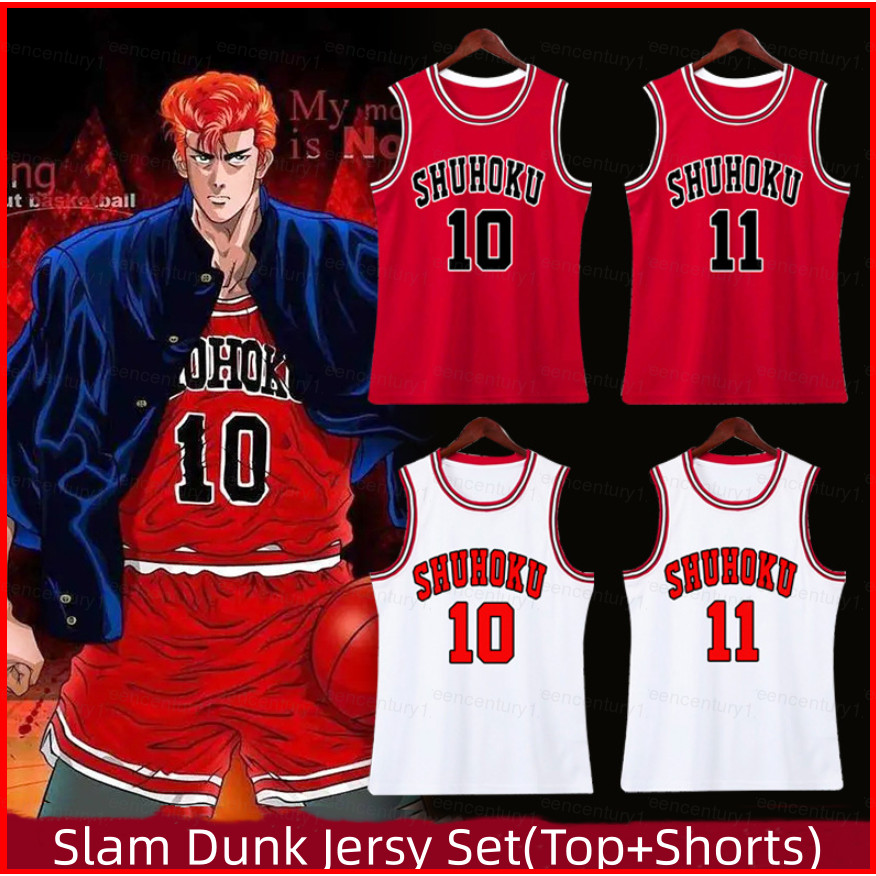 GC1 Slam Dunk Cosplay Jersy Shirts Shorts Anime Shuhoku Costume ...
