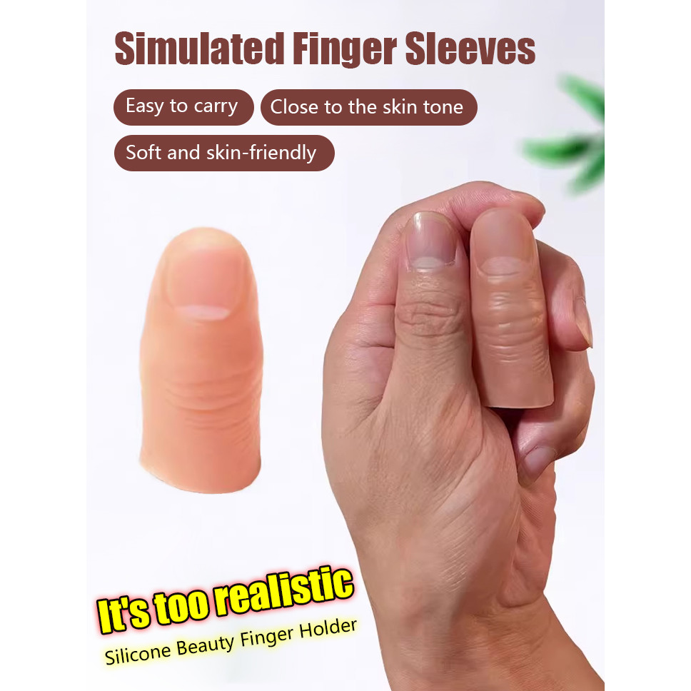 Simulation Silicone Finger Sleeve Thumb Sleeve Silicone Boutique ...