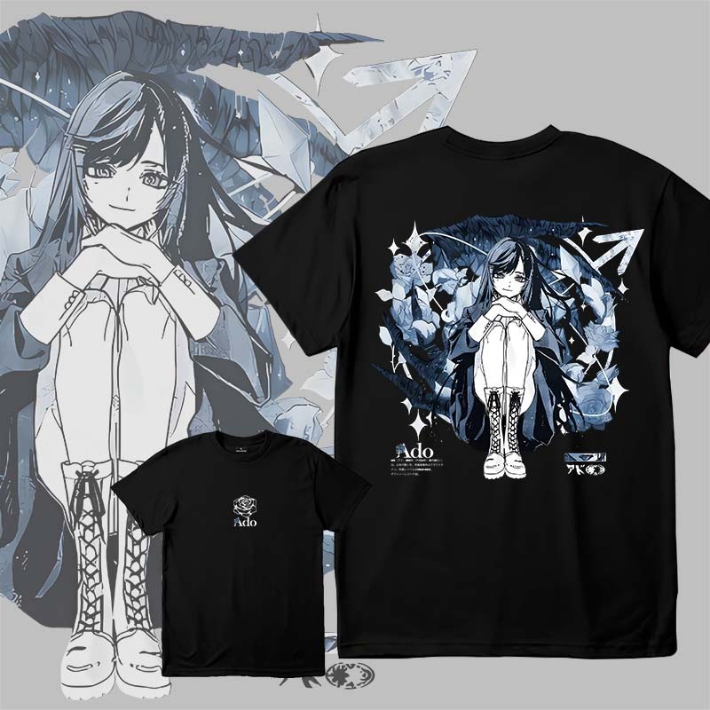 Ado Singapore Concert - Japan Singer - Music Fans Print Shirts Thick ...