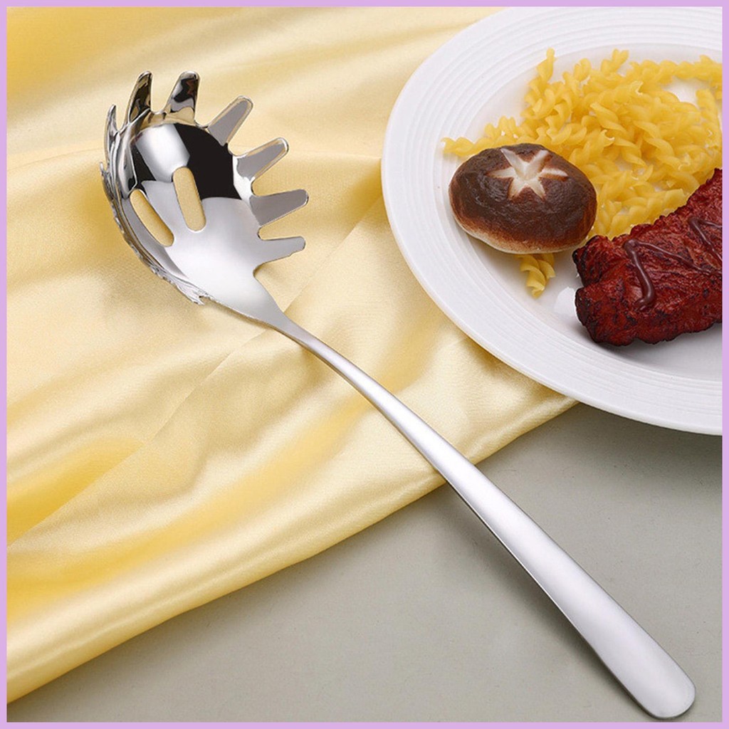 Pasta Spoon with Teeth Noodle Spoon Spaghetti Server Kitchen Utensils ...