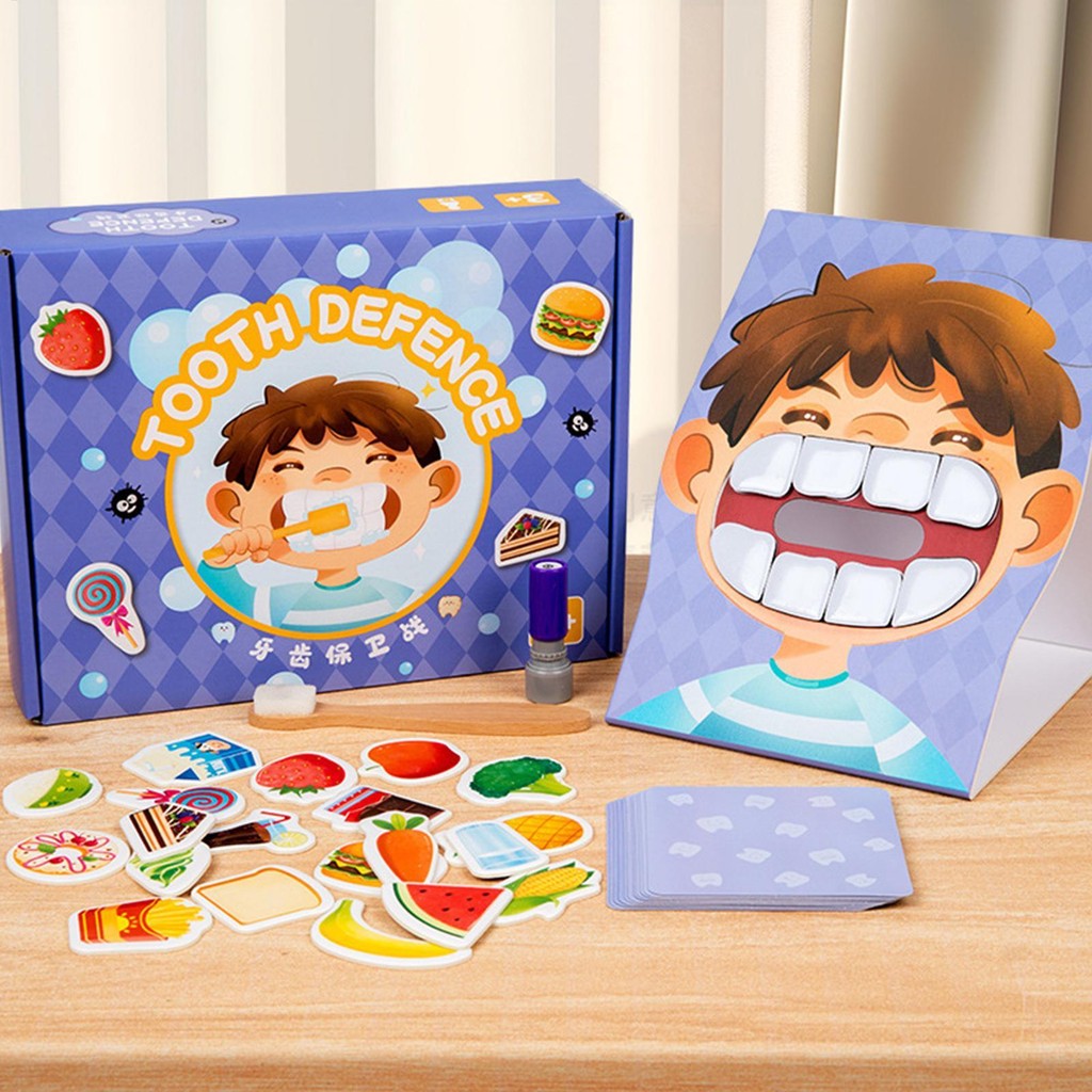 Tooth Defence Board Game Dentist Set for Kids Cultivate Hygiene ...