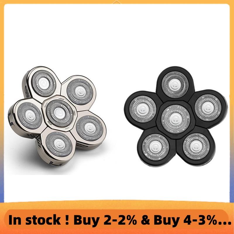 Men's Electric Shaver Heads Electric Razor Blade Replacement Head 6 ...