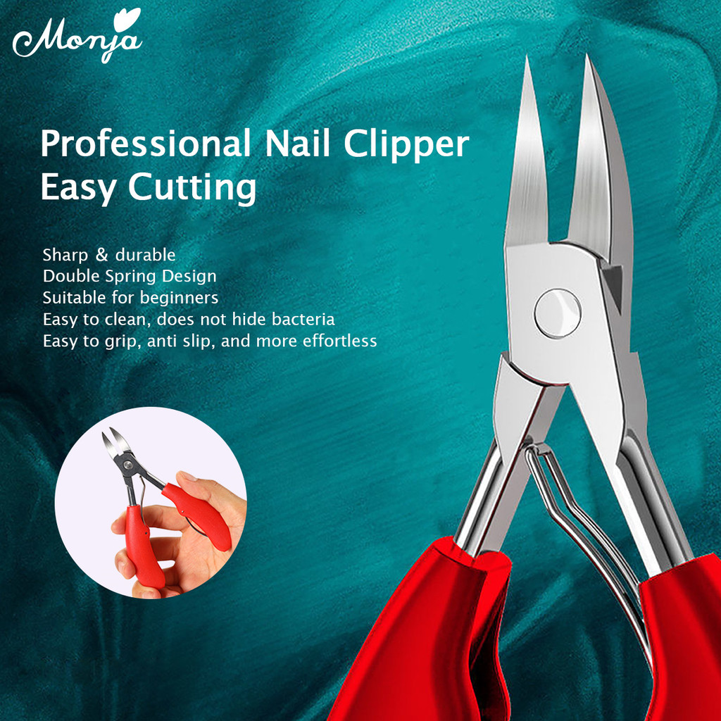 Monja Toenail Clippers Eagle Nose nail clippers Stainless Steel Cuticle ...