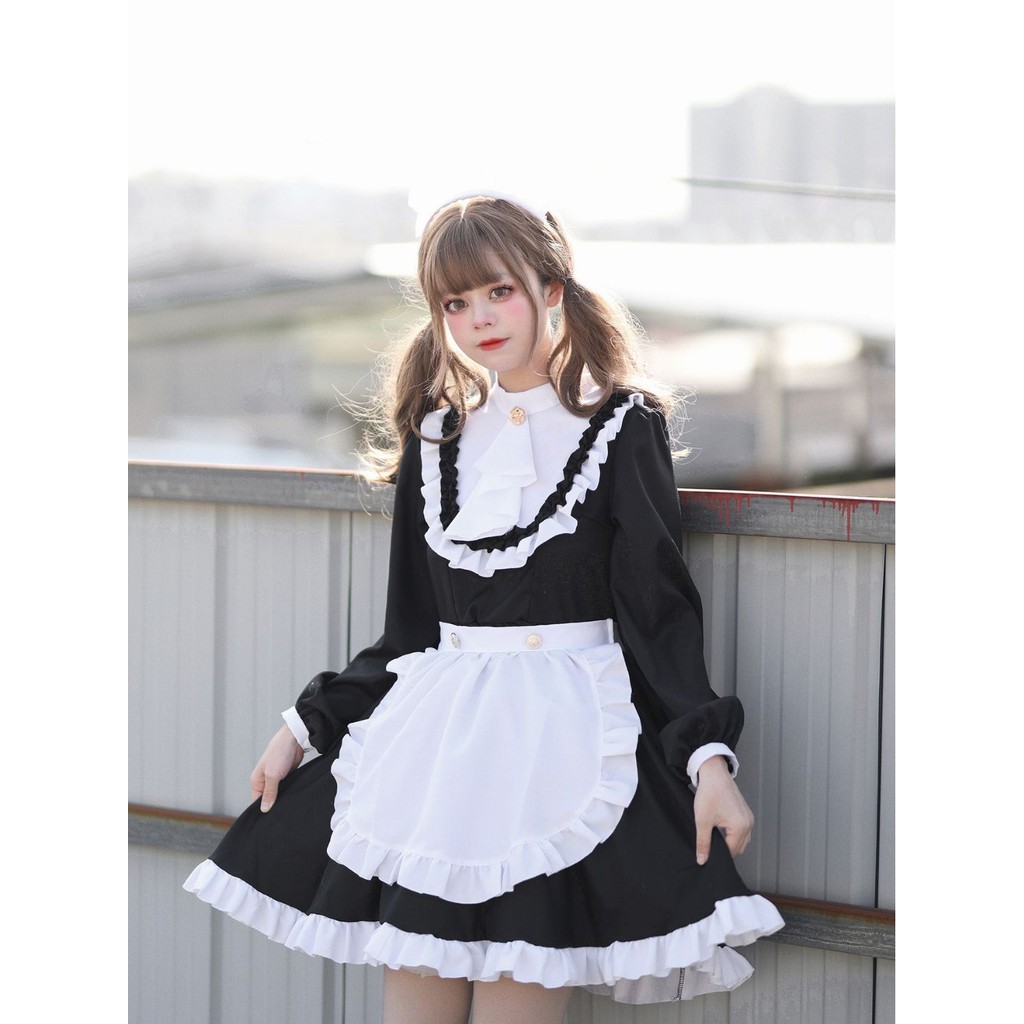 Original LOLITA Luxury British Maid Costume Long-Sleeved Maid Costume ...