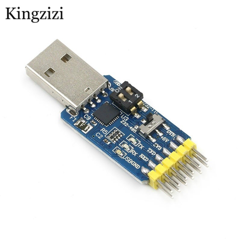 USB CP2102 to TTL RS232 USB TTL to RS485 Mutual Convert 6 in 1 Convert Module Board 3.3V/5V ...