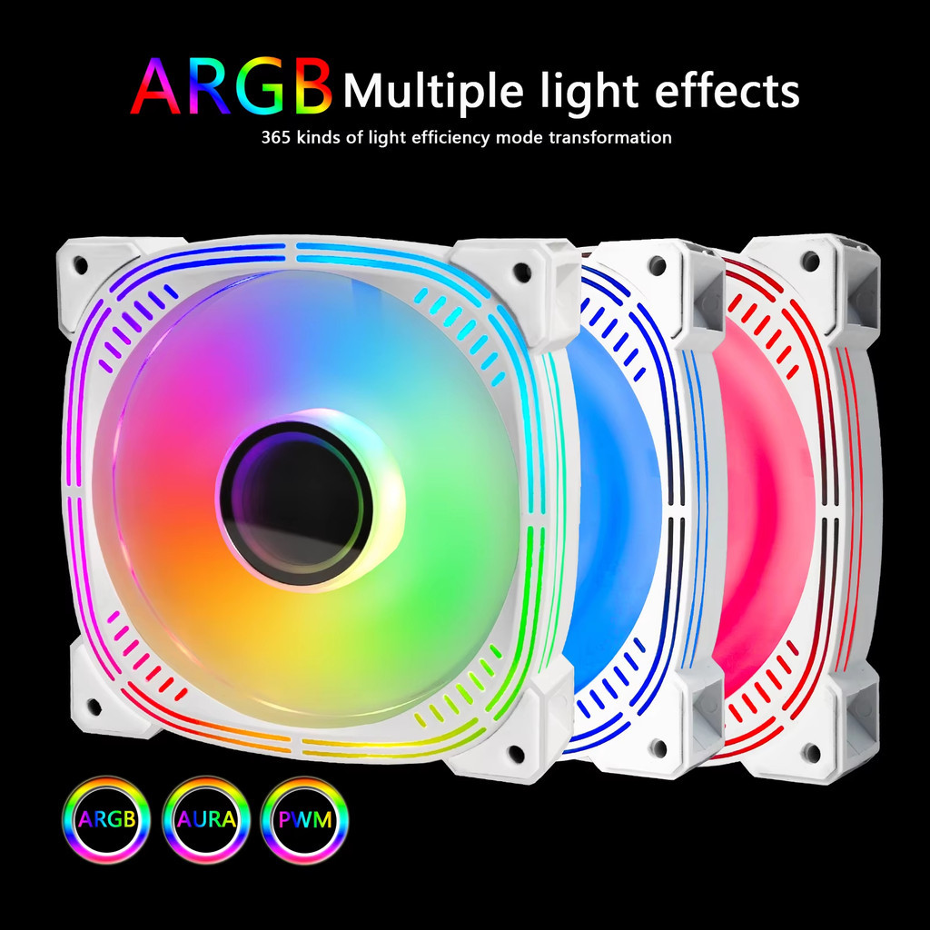 Infinity Mirror Fan ARGB 120mm GEN2 ARGB PWM 2 in 1 Desktop PC Front ...
