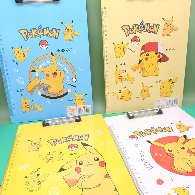 Pikachu Folder Plate Holder Personalized Creative Fixed A4 Pad Cartoon ...