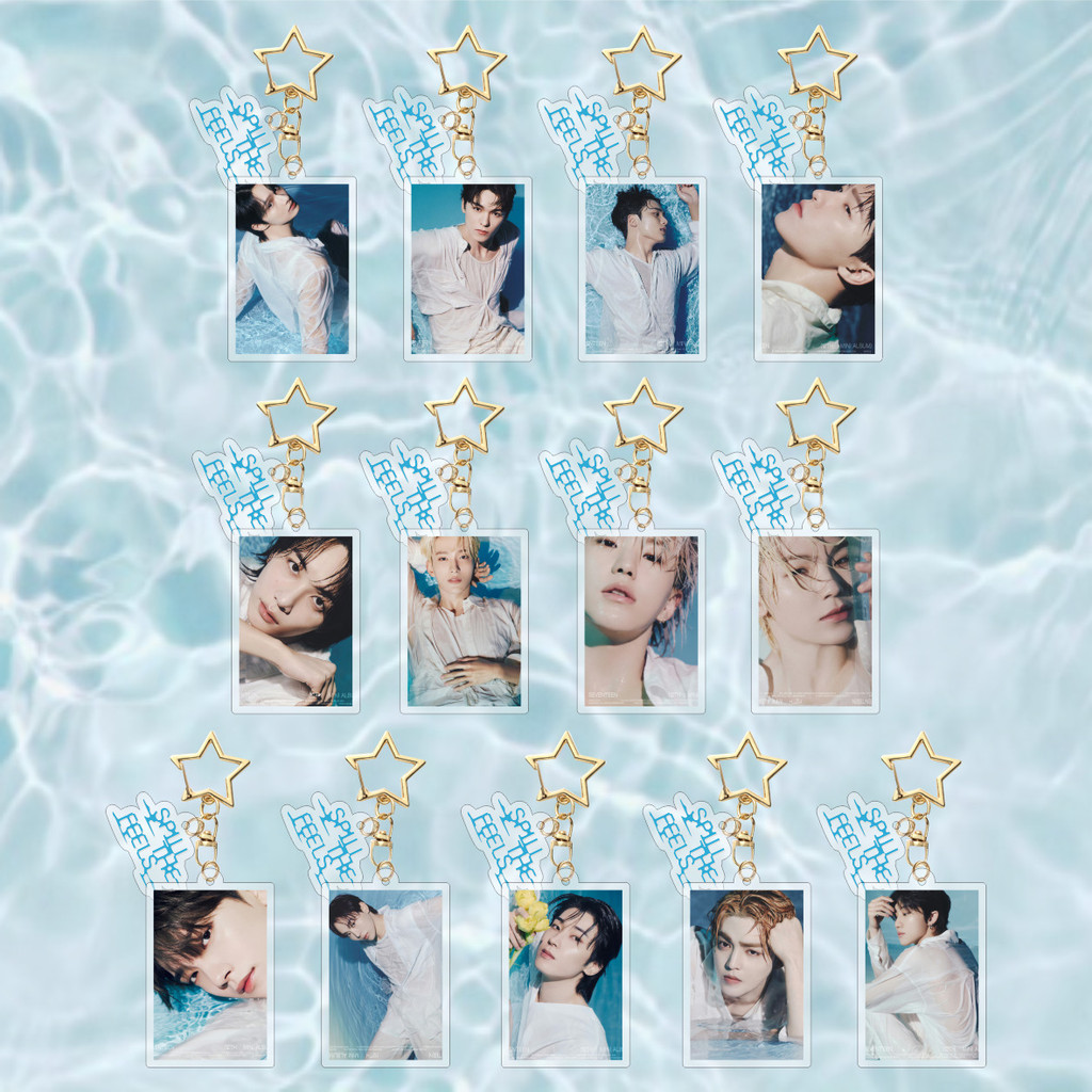 Seventeen Acrylic Key Chain SPILL THE FEELS 17 is Right Here ...