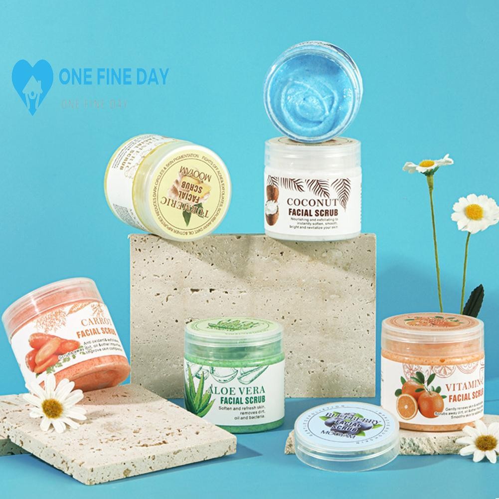 Vegan Facial Scrub Facial Cleansing Massage Ice Cream Carrot Vera Scrub ...