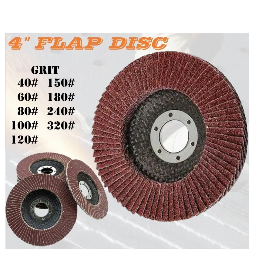 SanyT Flap Disc Sand Paper Flap Disc 4" Abrasive Flap Disc Steel ...