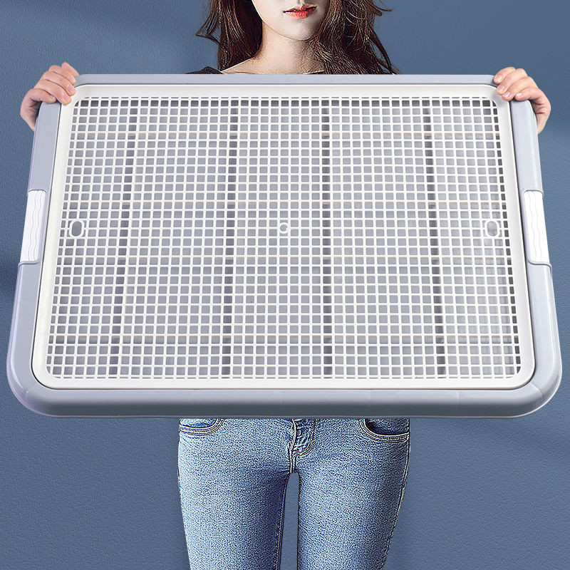Pet dog toilet indoor flat-panel anti-stepping fecal urinary potty ...