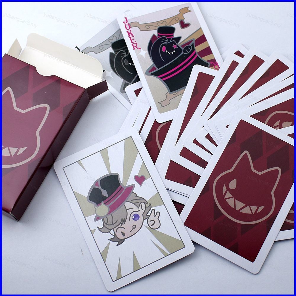 YB2 Genshin Impact Lyney Poker Card Toys Anime Paper Playing Cards ...