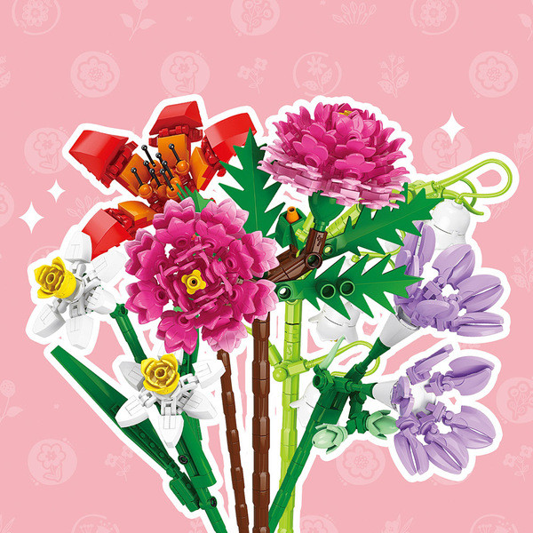 lego flower bouquet lego flower 9095 Baru Serasi Lego Bricks Pasur ...