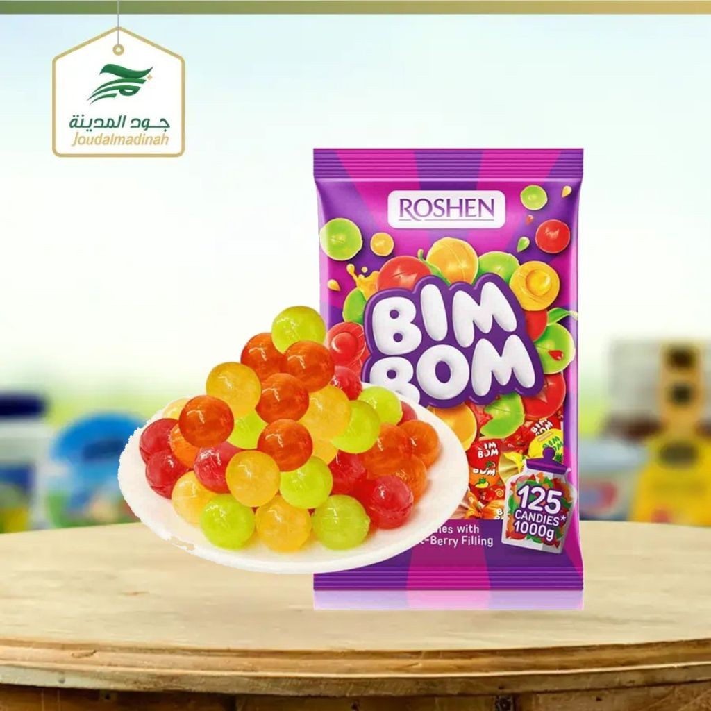 halal ROSHEN BIM BOM Hard Candy with Chewy Filling 500g.1kg from joud ...