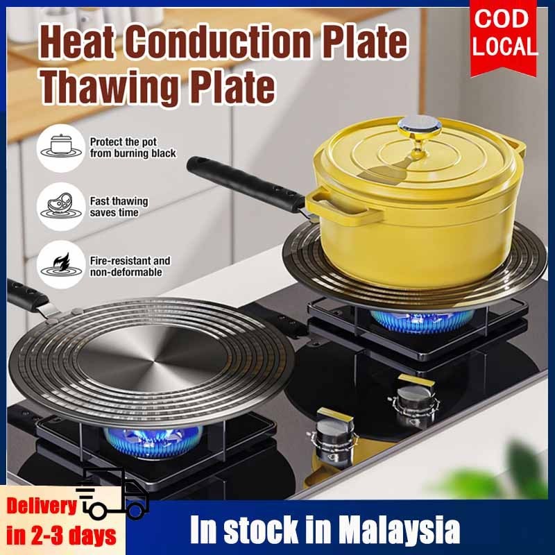 Aviation aluminum Fast Defrost Tray Heat Diffuser For Gas Stove Cover ...