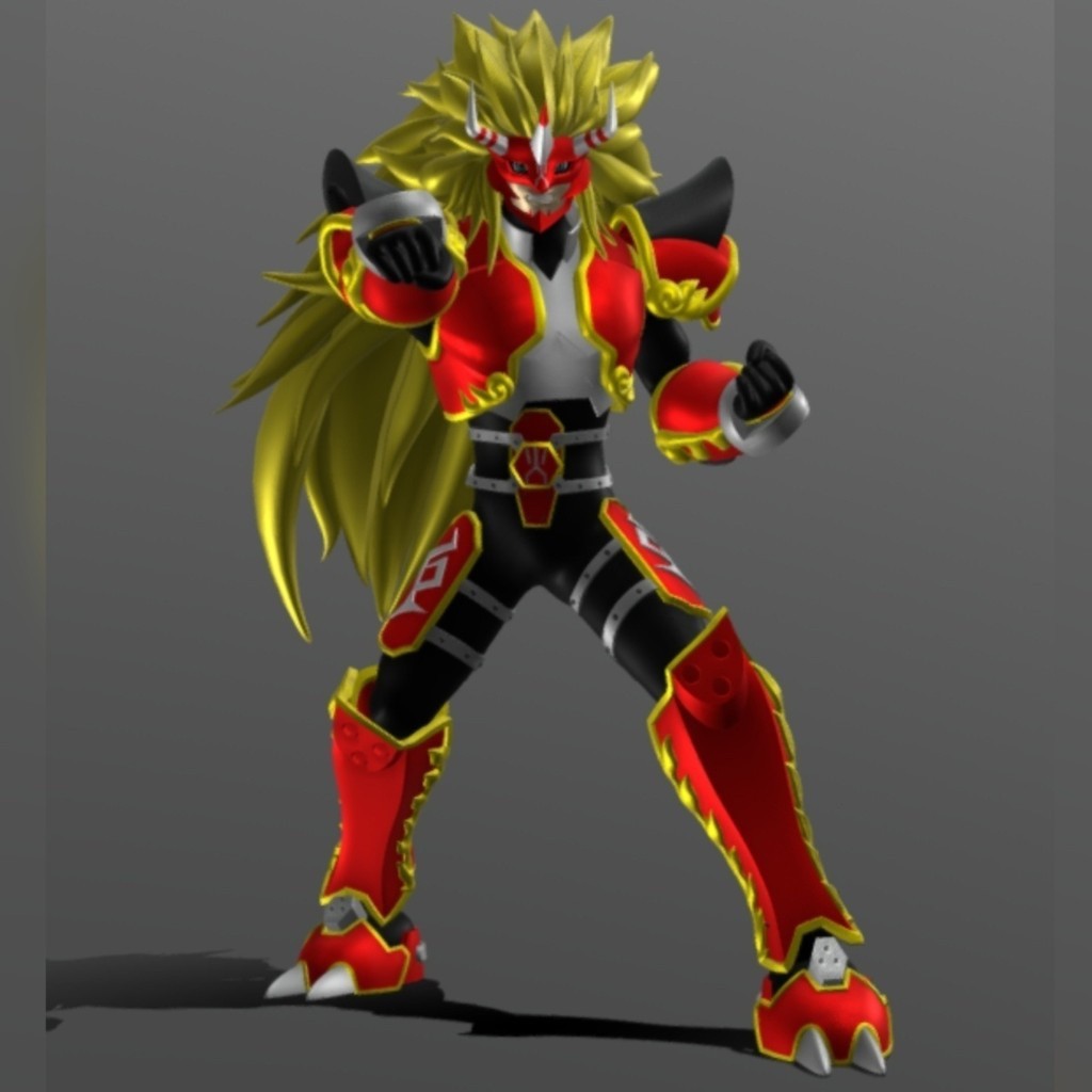 [Ready Stock Free Shipping] Exclusive-Digimon Vulcan Beast gk White ...