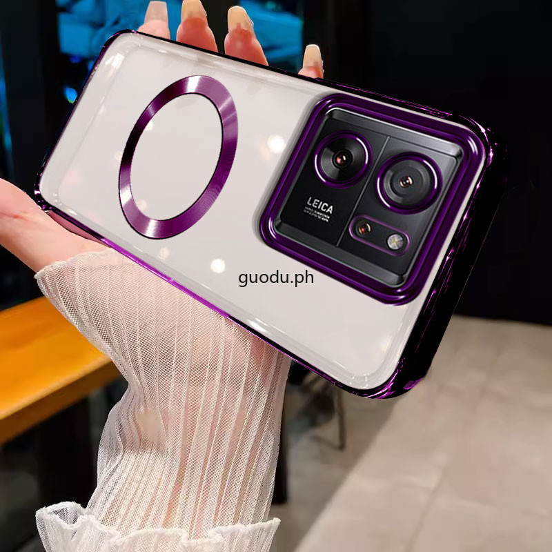 Casing xiaomi 13t xiaomi 13t pro Phone case Soft gold border ...