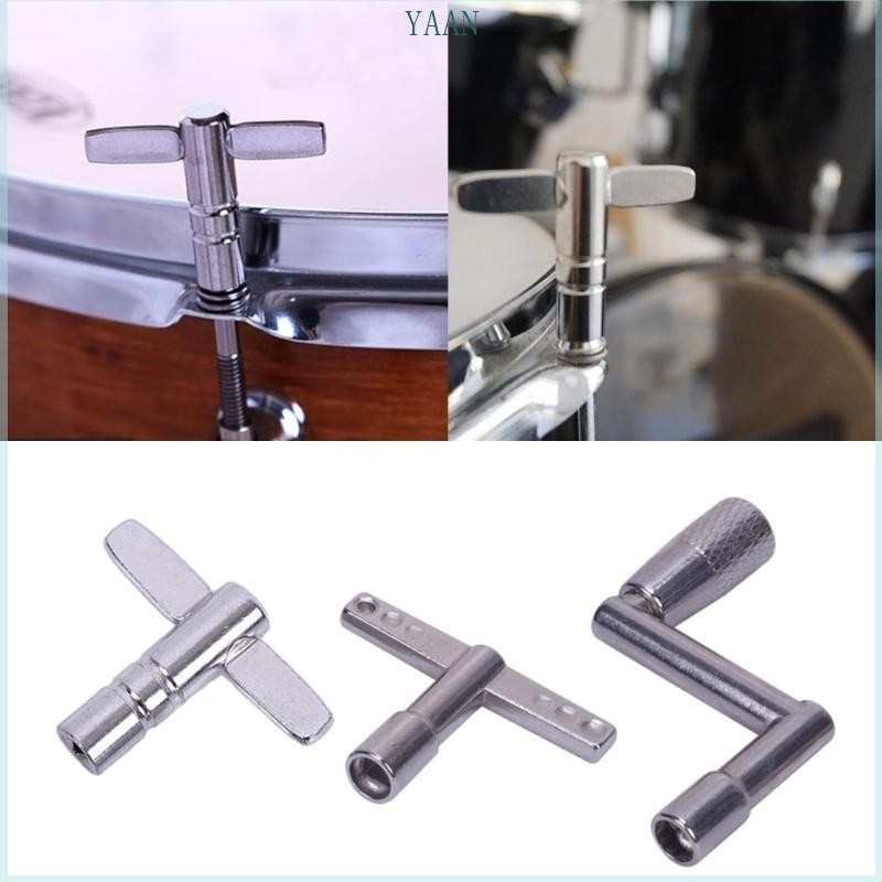 YAAN Drum Tuning Key Adjust Silver Wrench T-shaped Z-shaped Standard ...