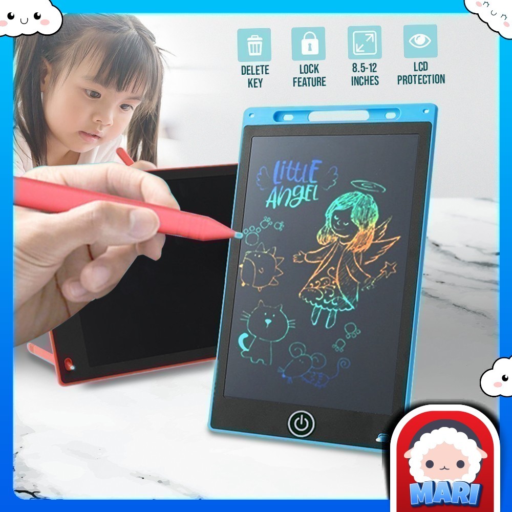 [8 INCH] LCD Screen Multipurpose Mini Drawing Board Graphics Tablet ...