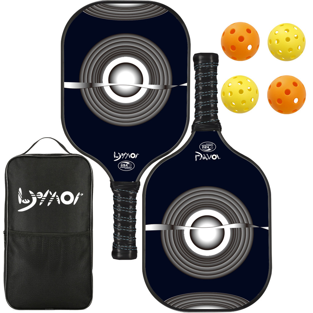 Hot-selling Pickle Racket Set Glass Fiber USAPA PP Honeycomb Core ...