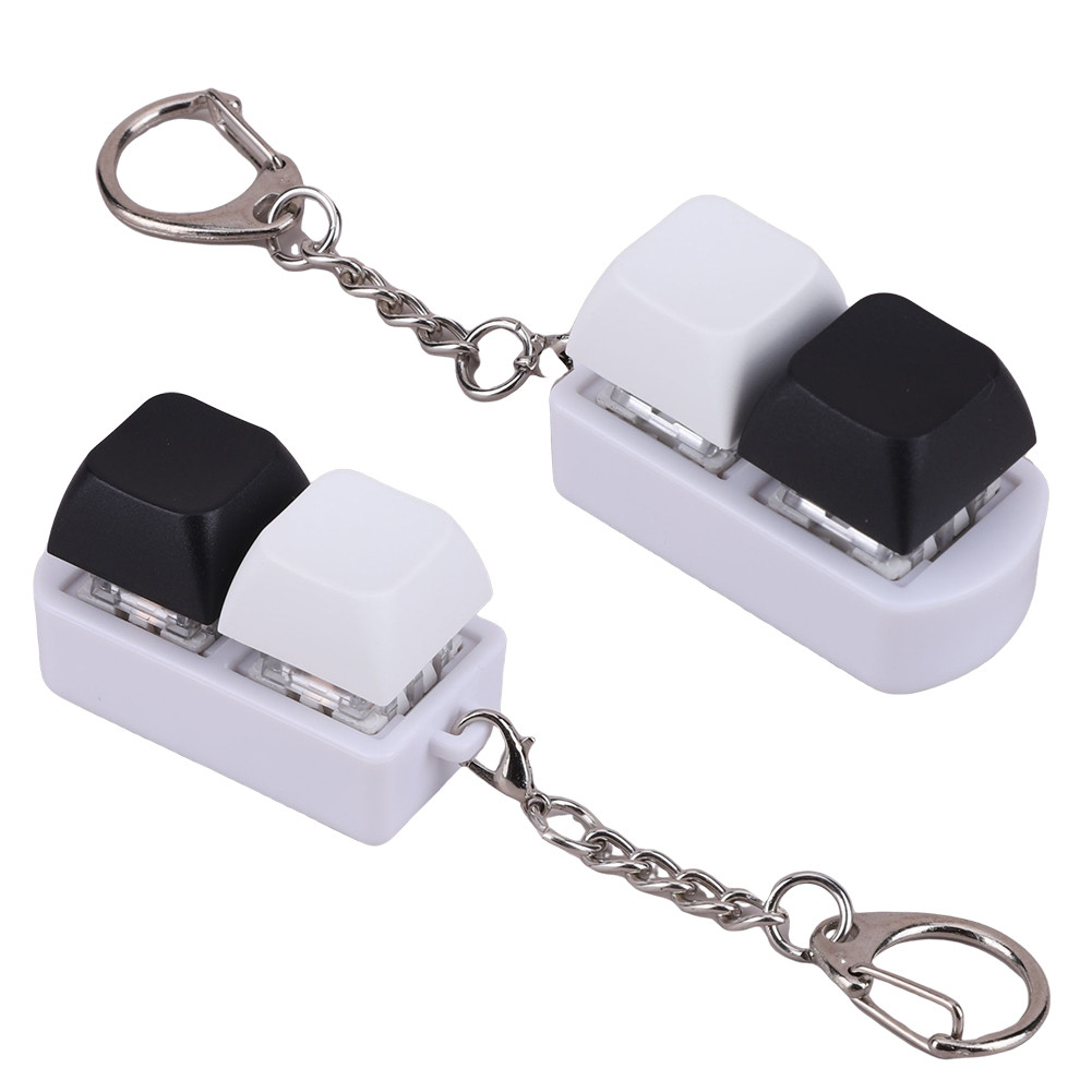 Keyboard Fidget Toy Fidget Clicker Key Switch Keychain Shaft Tester for ...