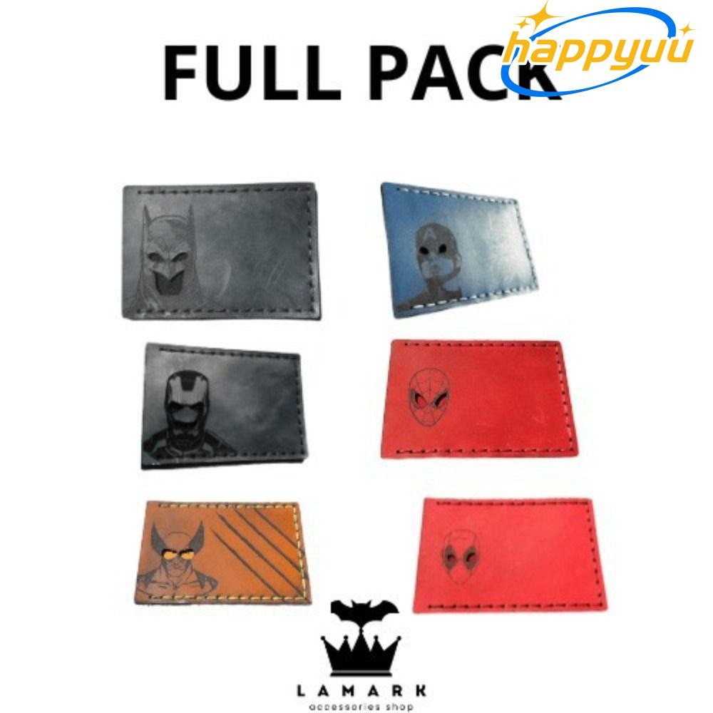 HAPPYUU Driver License Cover, Pu Leather Anti-theft Brush Batman ID ...