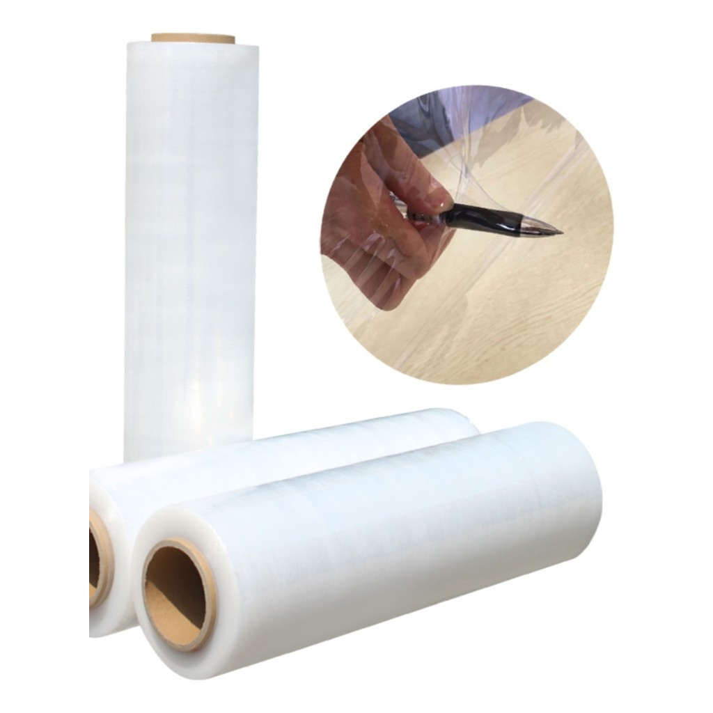 Filem Regangan PE Filem Pembungkusan Lebar 40cm Filem PE Filem Berpaut ...