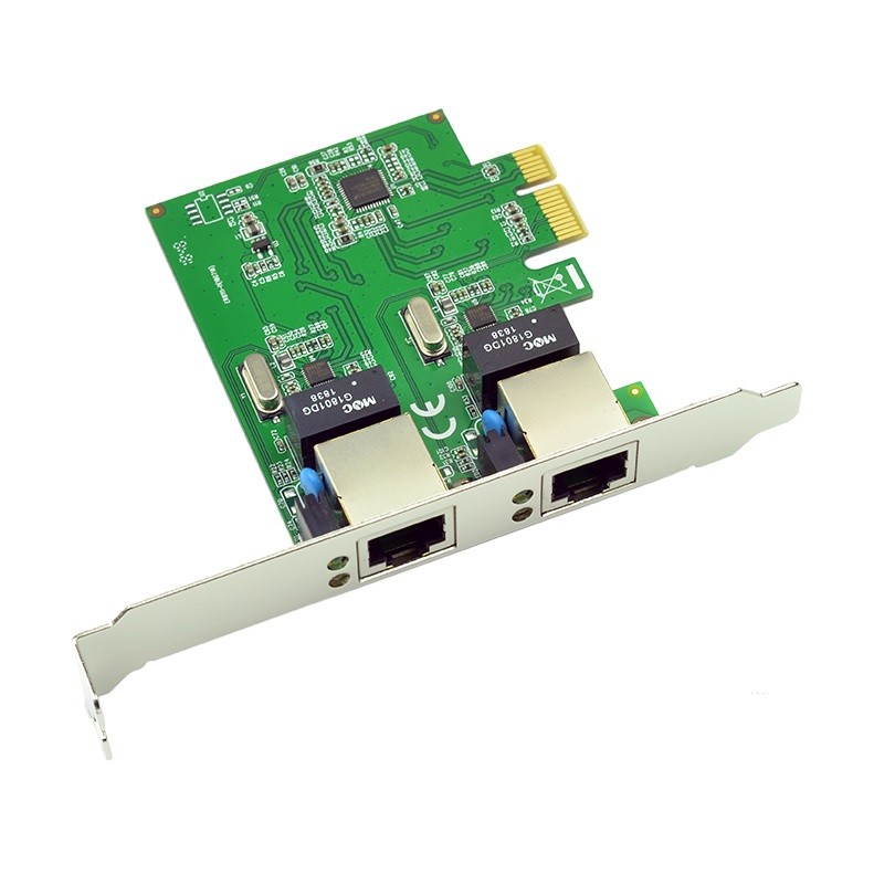 Syba PCI-E Kad Rangkaian Dwi Port Akses Rangkaian Dwi Kad Rangkaian ...