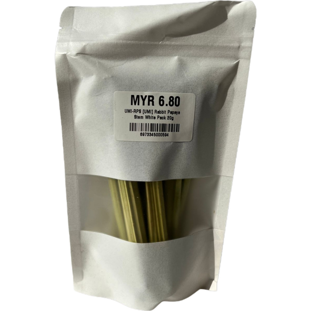 【UMI】Rabbit Papaya Stem White Pack 20g | Shopee Malaysia