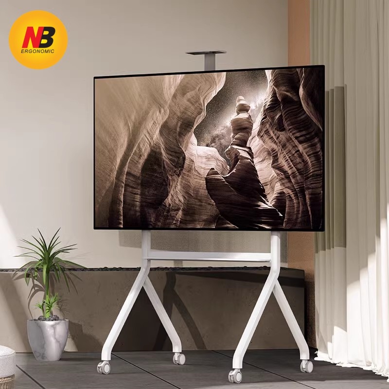 NB P200 TV Mudah Alih Troli Penstriman Langsung Stand Lantai Universal ...