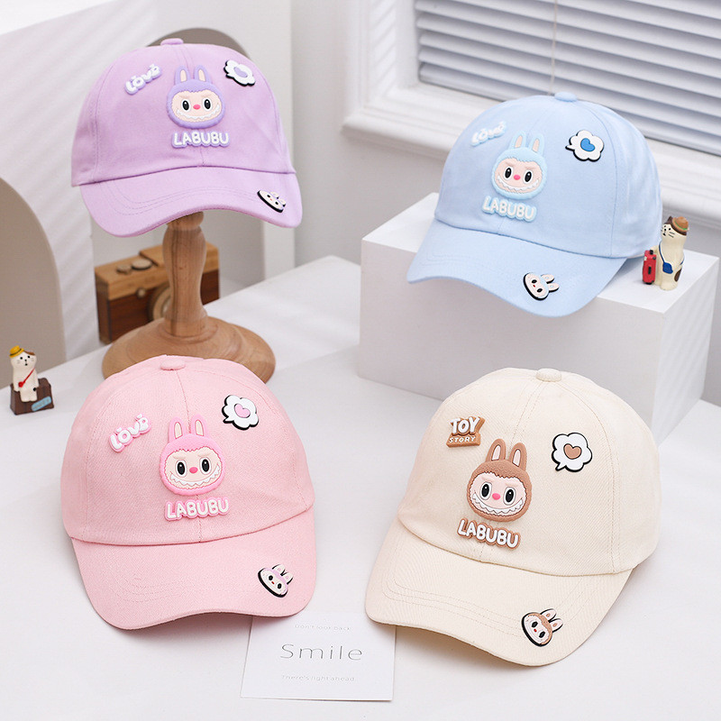 New Cute Labubu Cartoon Kids Baseball Cap - UPF 50+ Sun Protection ...