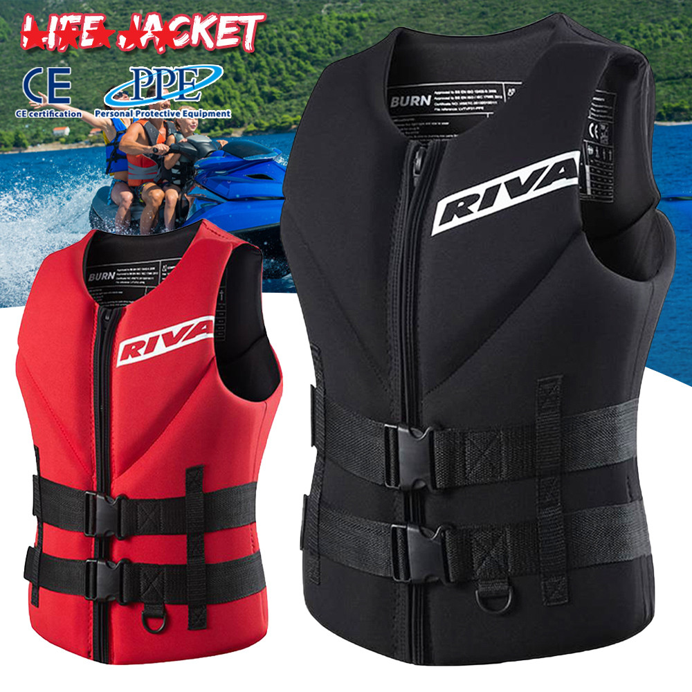 Life Vest Adults Surf Vest Kayak Wakeboard Motorboats Raft Rescue Boat ...