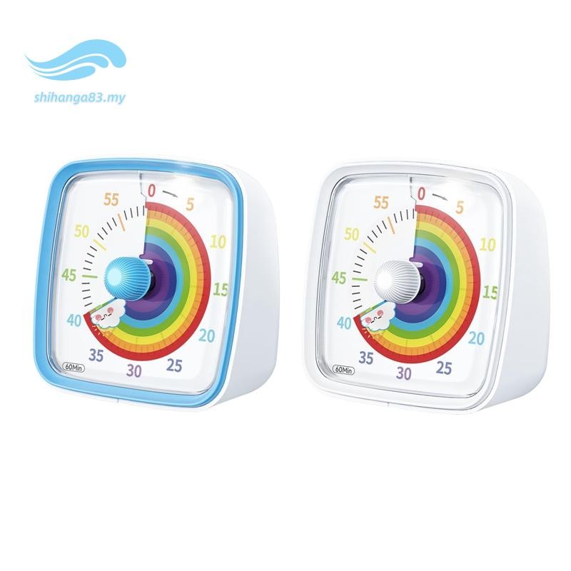 60-Minute Visual Timer with Night Light, Countdown Timer,Pomodoro Timer ...
