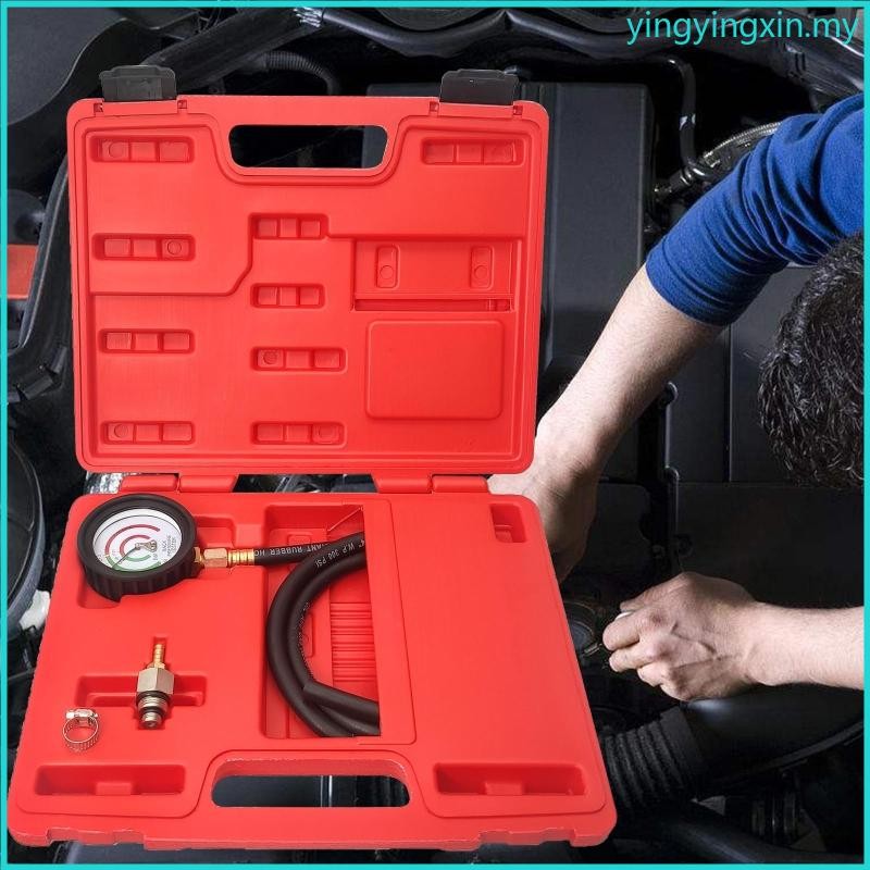 YIN Car Exhaust Back Pressure Tester Set Pressure Gauge Kit Fuel Pump ...