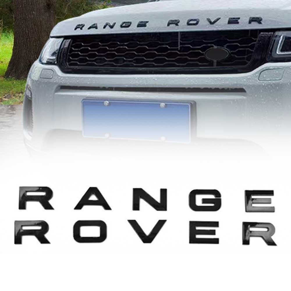 Range Rover Letters Emblem Car Stickers Evoque Velar Sport SVR Rear ...